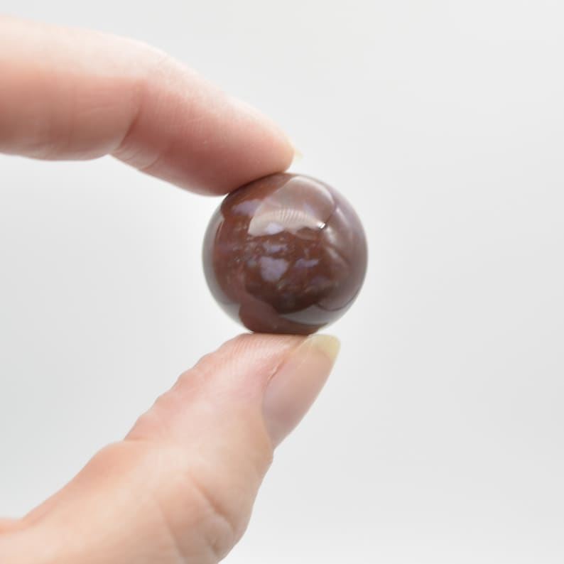 Indian Agate Sphere Ball – 2cm – 1 or 4 Count – Calder Crystals