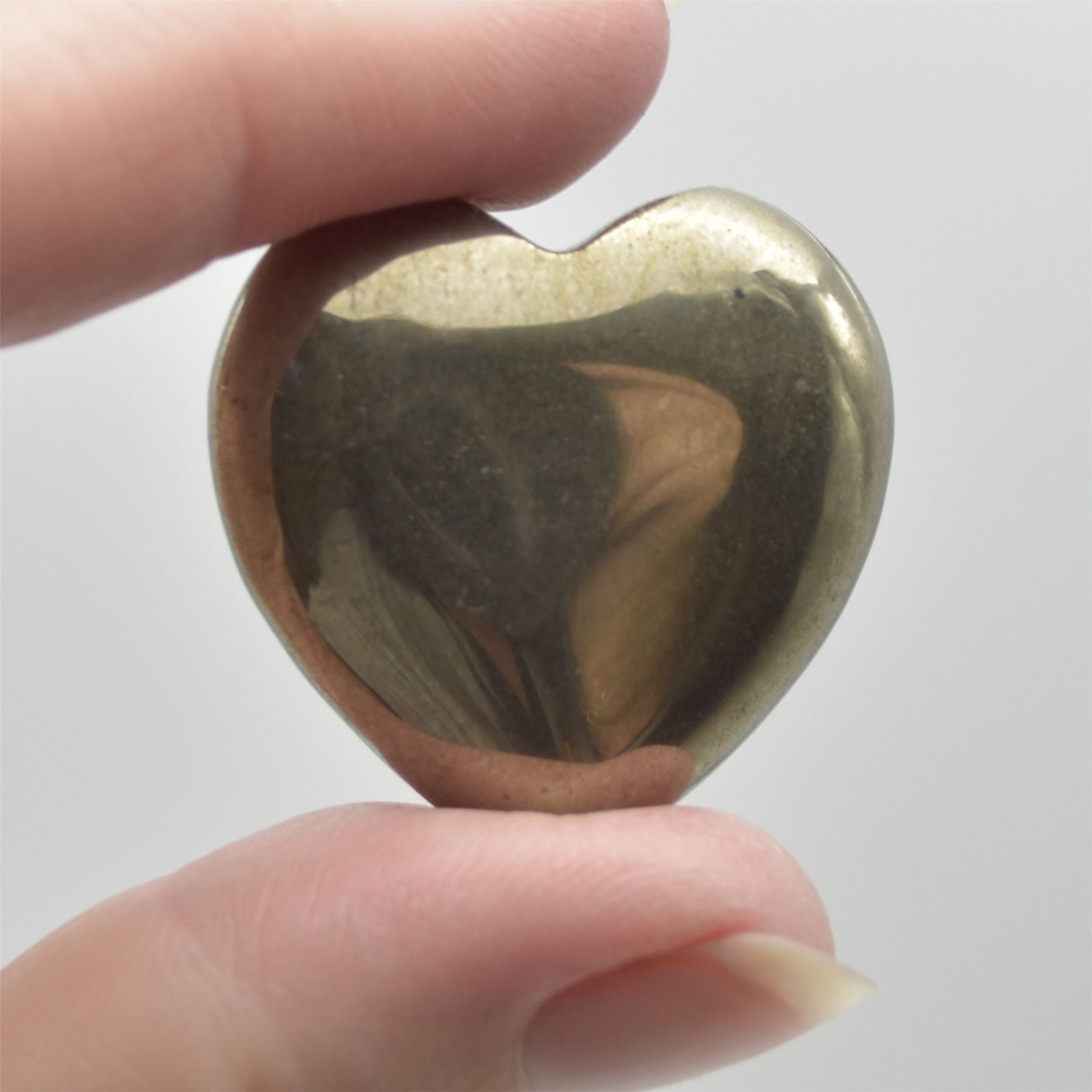 Pyrite Heart – 3cm – 1 Count – Calder Crystals