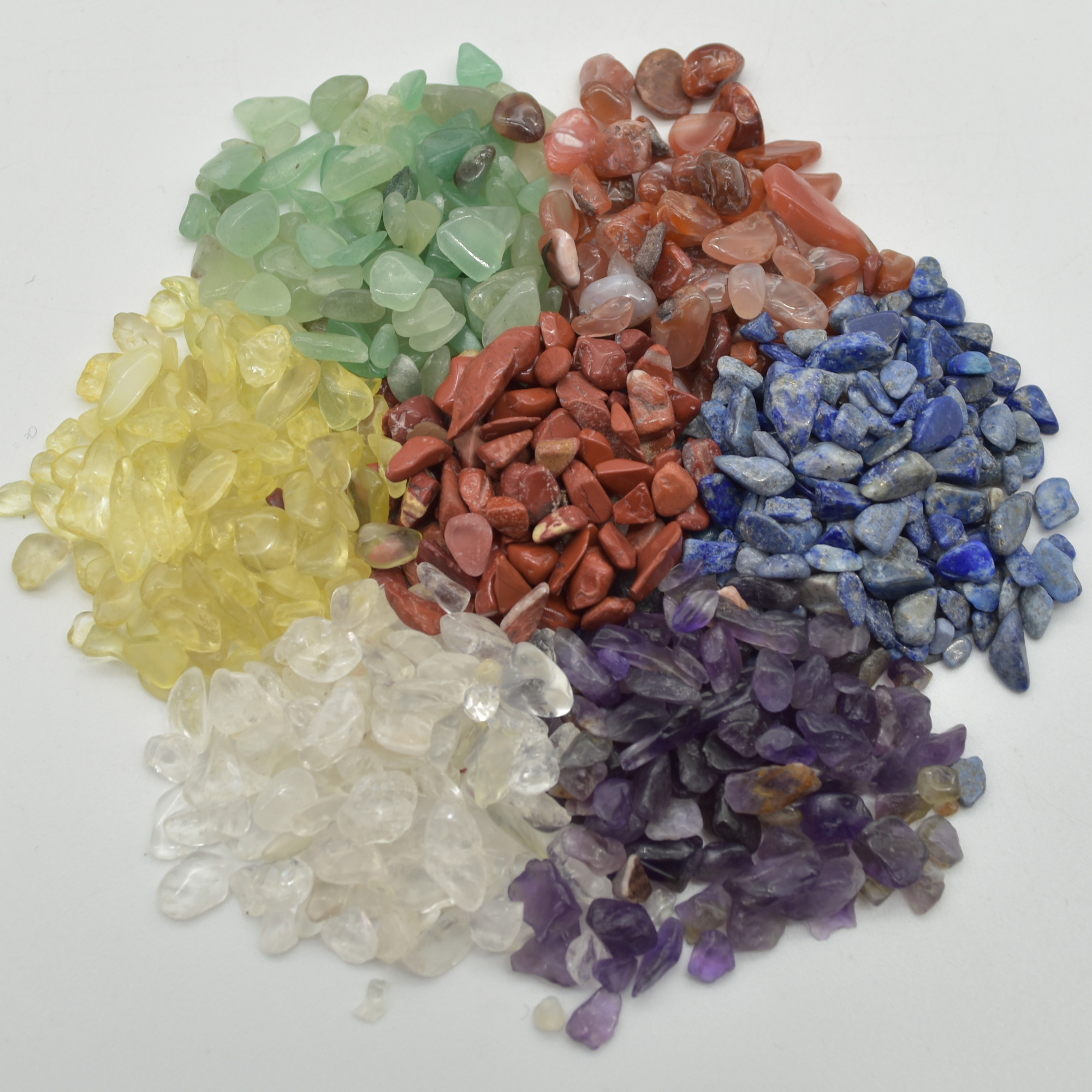 7 Chakra Crystal Chips and Disc Box Set – Calder Crystals