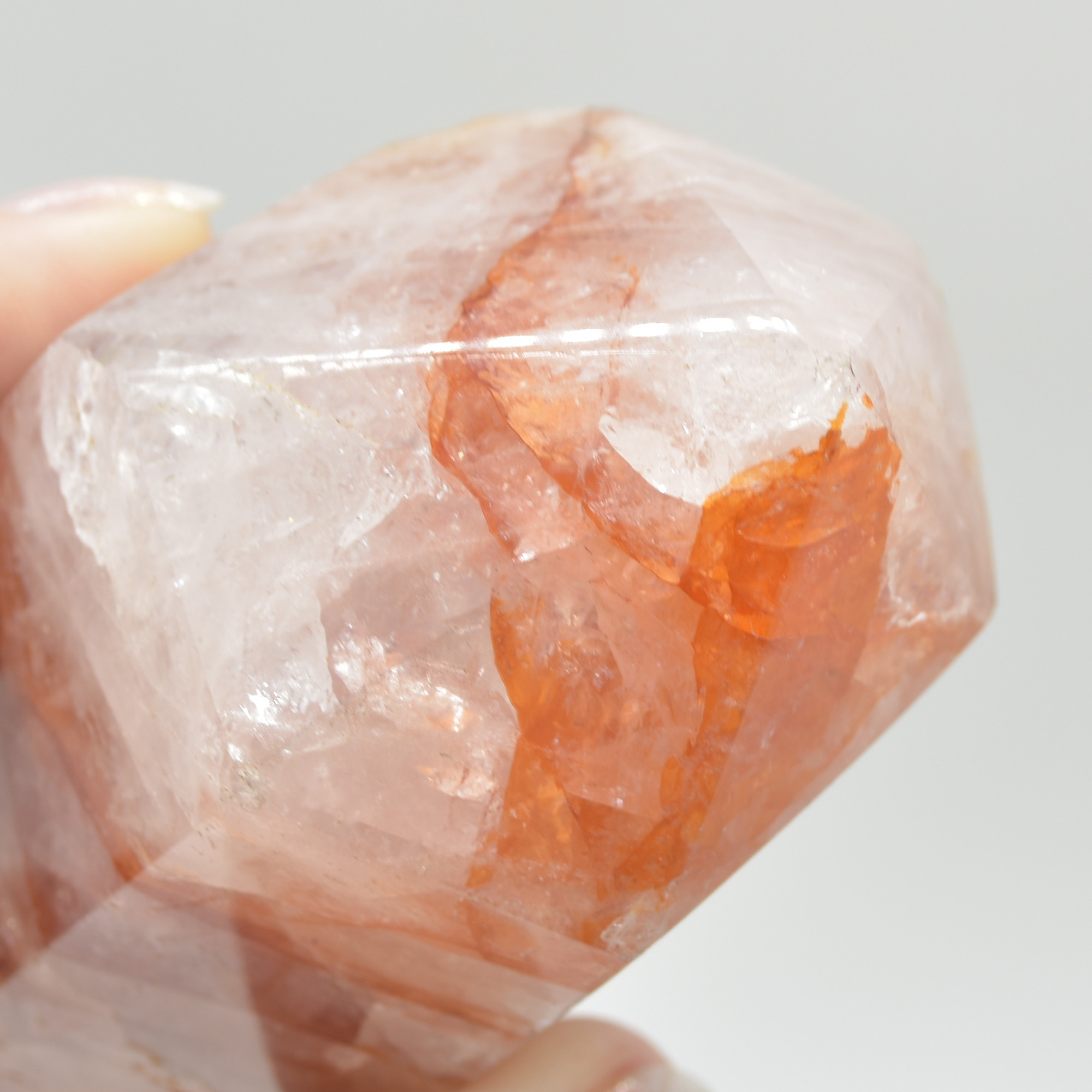 Red Hematoid Quartz Fire Quartz Crystal Point, Tower, Wand – 8.5cm ...